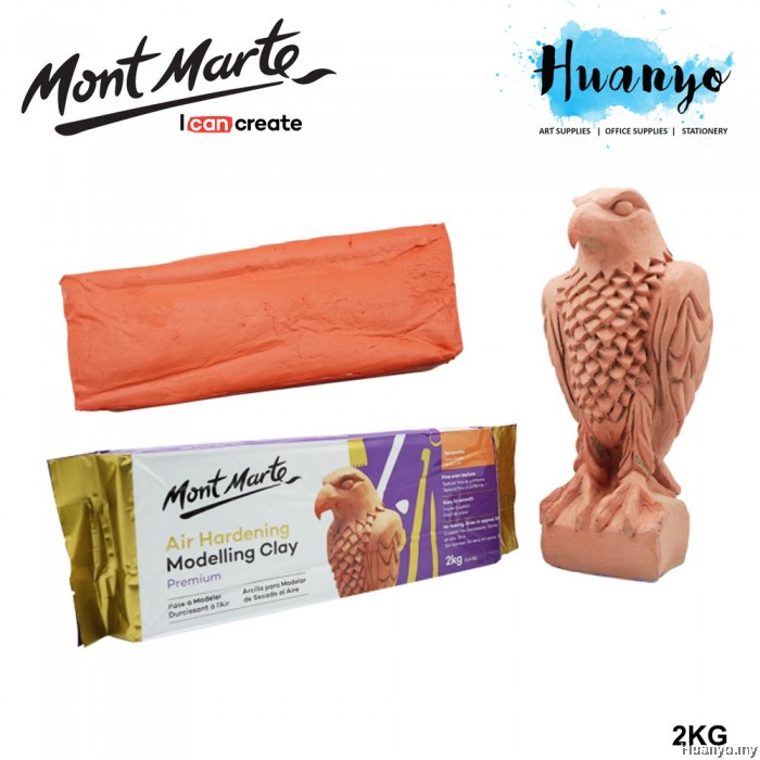 Mont Marte Premium Air Hardening Modeling Clay / Paper Clay ( White ...