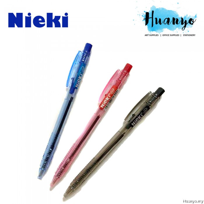 Nieki Retractable Ball Point Pen 0.7MM No. 309 (Blue, Red, Black ...