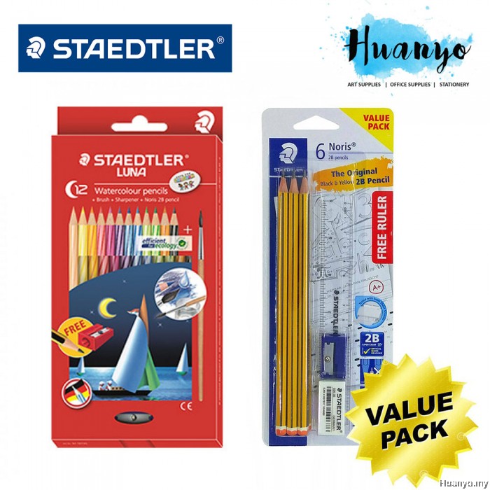 Staedtler Luna Classic Watercolour Pencil / Coloured Pencil Back To ...