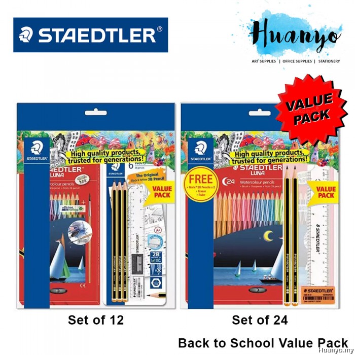 Staedtler Luna Classic Watercolour Pencil / Coloured Pencil Back To ...