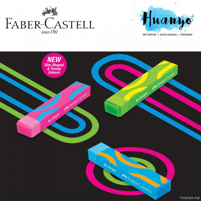 Faber-Castell Be Bright / Be Simple Dust-Free Eraser (Per Pcs)