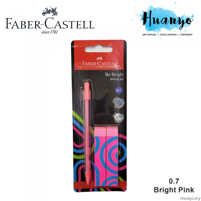 Faber-Castell Be Simple / Be Bright Mechanical Pencil +2 Erasers Set 0 ...
