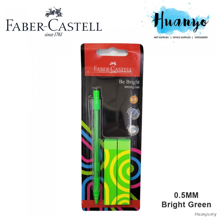 Faber-Castell Be Simple / Be Bright Mechanical Pencil +2 Erasers Set 0 ...
