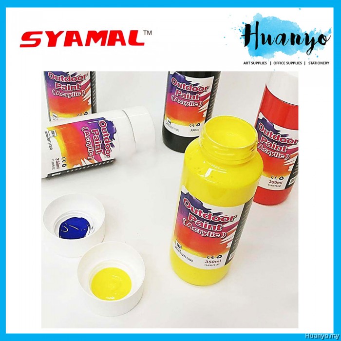 Syamal Outdoor Acrylic Colour Paint 350ML (Per Bottle)