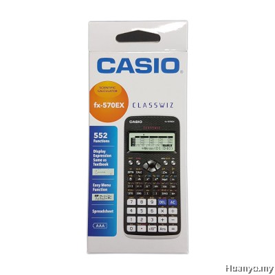 Casio Scientific Calculator FX-570EX [Black / Pink / Blue](18 Months ...