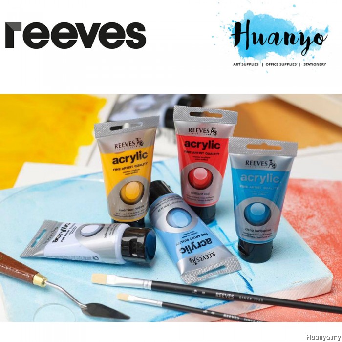Reeves Fine Artist Quality Series Acrylic Colour Paint (22ML) [Per Tube]