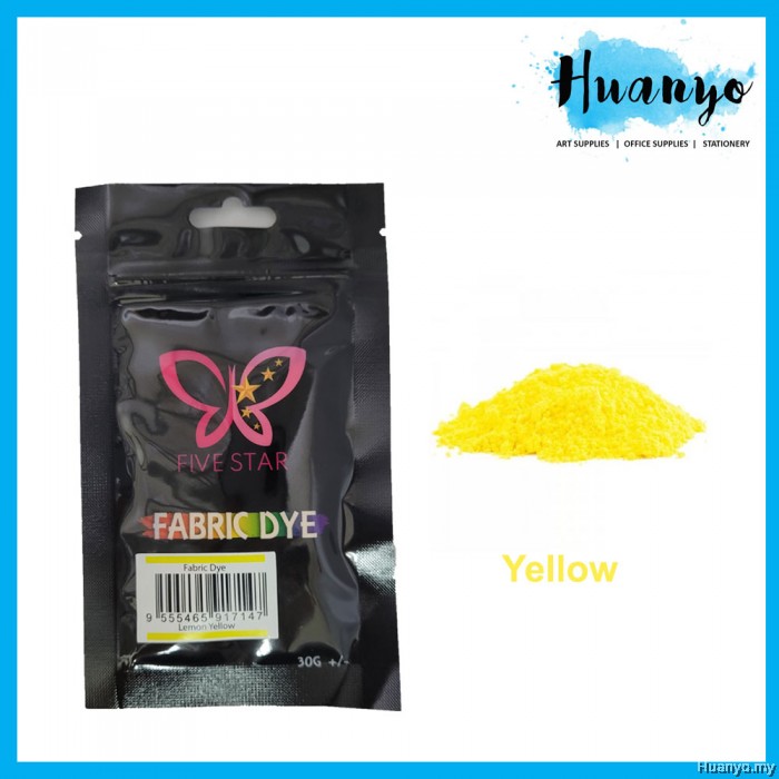 Five Star Fabric Colour Dye Powder (30 Gram Per Pack)