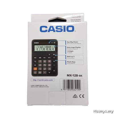 Casio Calculator MX-12B