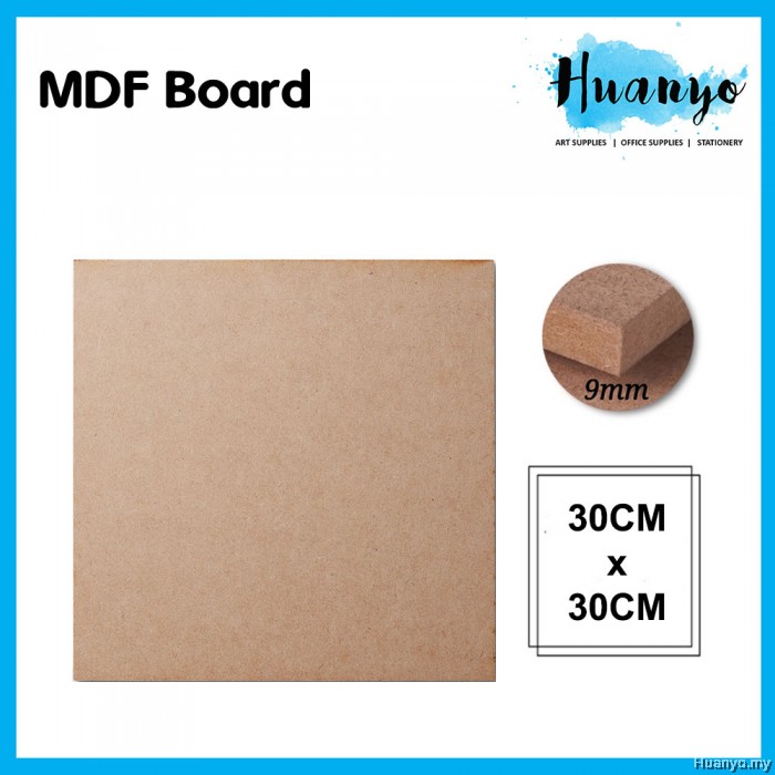MDF Board ( A4/ 30X30CM / A3) Thickness: 9MM