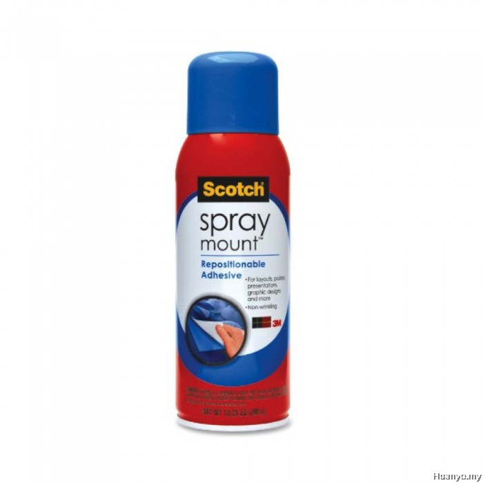 3M Scotch Spray Mount Repositionable Adhesive (290G)