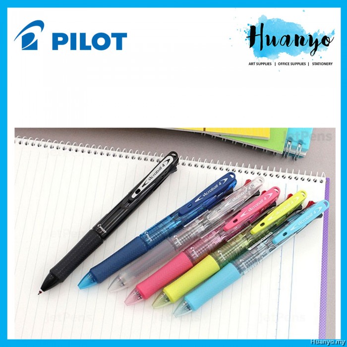 Pilot Acroball 3 / 4 Multi Color Ballpoint Pen, 0.7mm, + 4 Color Ink ...