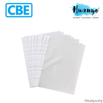 CBE Plastic Sheet Protector A4 100's/pack 305AB (0.07MM Plastic Thickness)