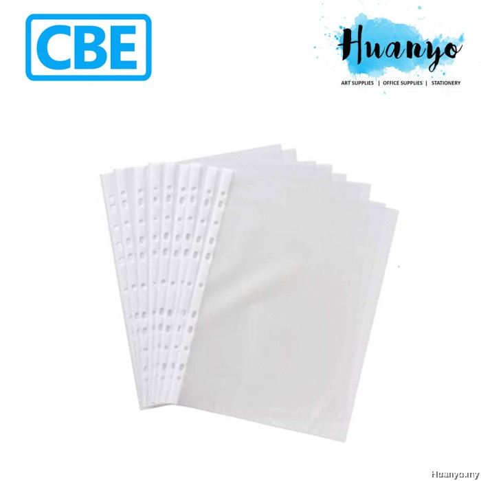 CBE Plastic Sheet Protector A4 100's/pack 305AB (0.07MM Plastic Thickness)