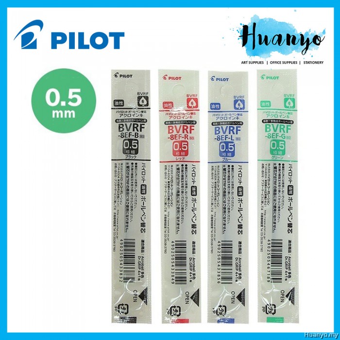 Pilot Acroball Ink Refill / DR.GRIP 4+1 Multi Pen Refill - 0.5/0.7MM ...