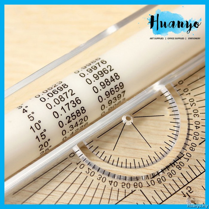 Clear Metric Parallel Multi-purpose Drawing Rolling Ruler Straight Tool ...