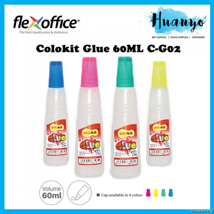 FlexOffice Colokit Glue 60ML (Random Colour) C-G02
