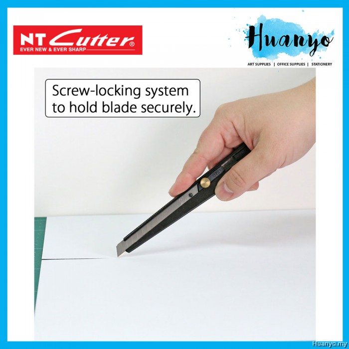 NT Cutter S-202P Cutter Screw-Locking-System Durable Light Body (Made ...