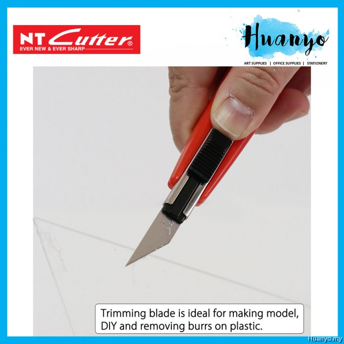 NT Cutter M-500P Screw-Locking-System Durable Slider (Made in Japan)
