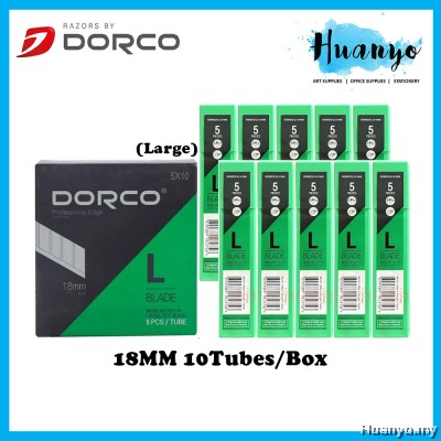 Dorco Cutter Blade Refill 9/18MM 10Tubes/Box (Small/Large) CB-S 5P/CB-L 5P
