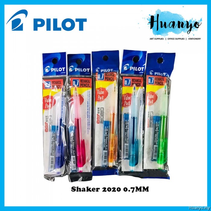 Pilot Shaker 2020 Super Grip Value Pack Mechanical Pencil + Lead 0.5/0 ...