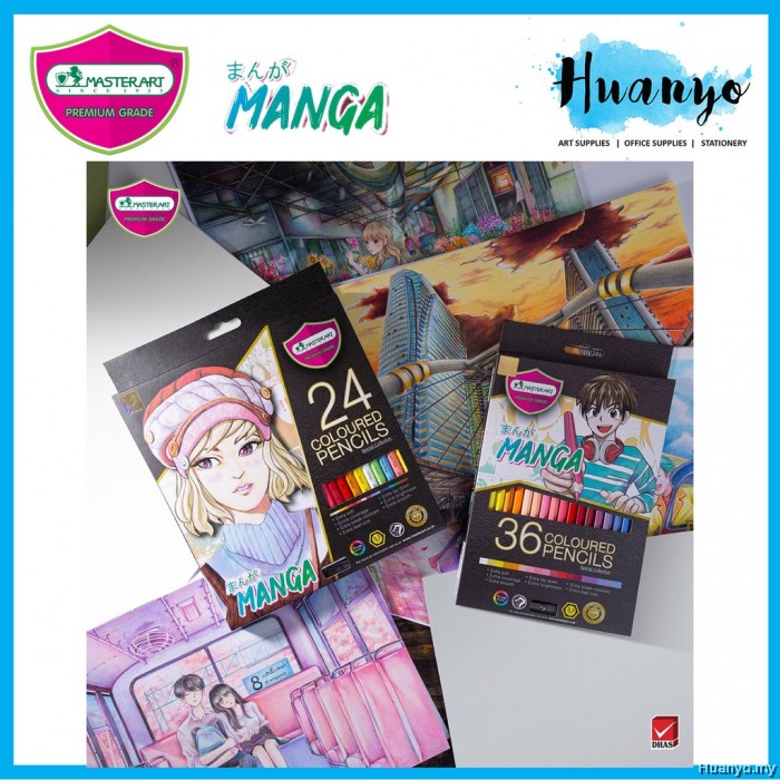 Master Art Manga Special Collection Colour/Coloured Pencils (Set of 12 ...