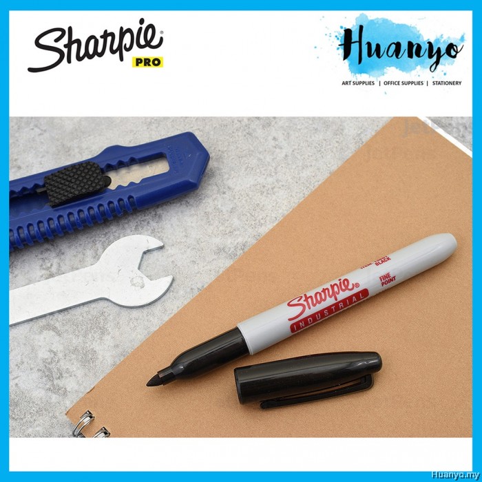 Sharpie Pro Industrial Permanent Marker Pen Fine Tip Black For High ...