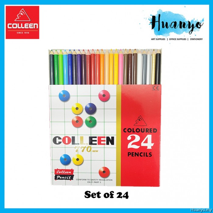 Colleen 770 Round Shaped Colour Pencil (Set of 12 / 24 / 36)