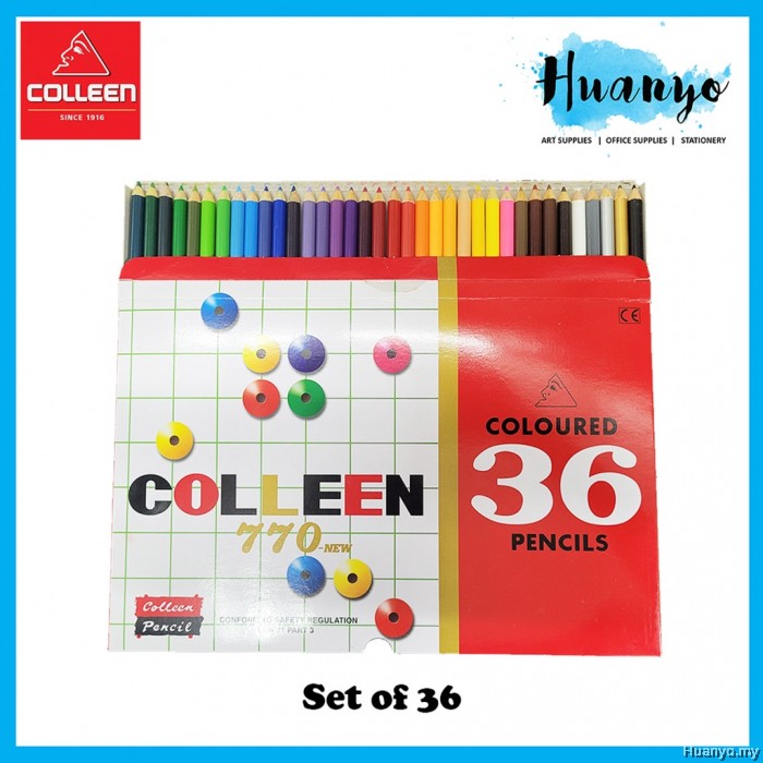 Colleen 770 Round Shaped Colour Pencil (Set of 12 / 24 / 36)