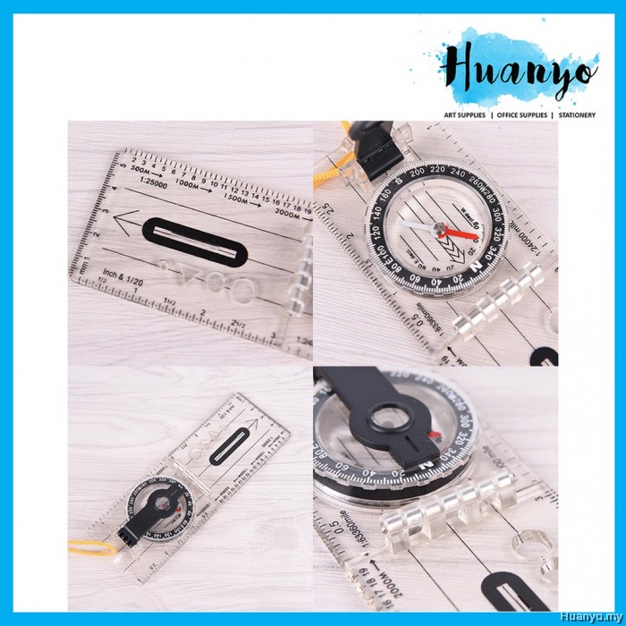 Acrylic Outdoor Folded Compass NO C115D