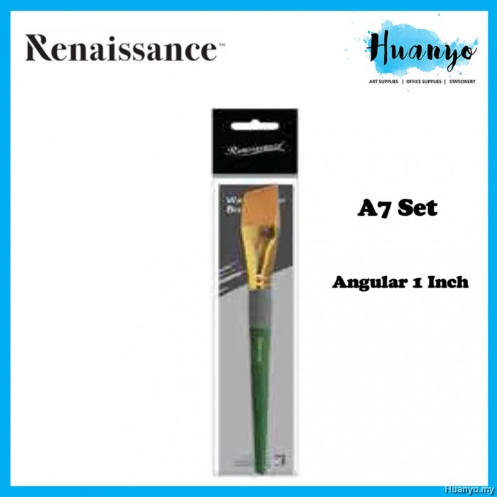 Renaissance Synthetic Nylon Brush Set / Digital Brush For Water Colour ...