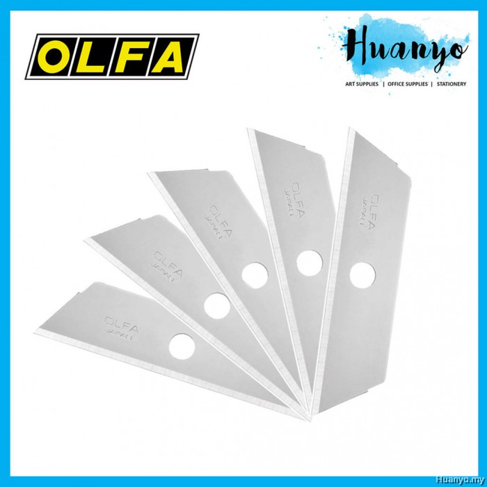 Olfa (SKB-2/5B) 17.5mm Heavy Duty Utility Cutter Blades, 5 Blades/Pack