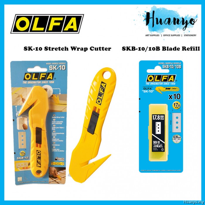 Olfa Stretch Wrap Cutter SK-10 Cutter Blade / SKB-10/10B Blade Refill