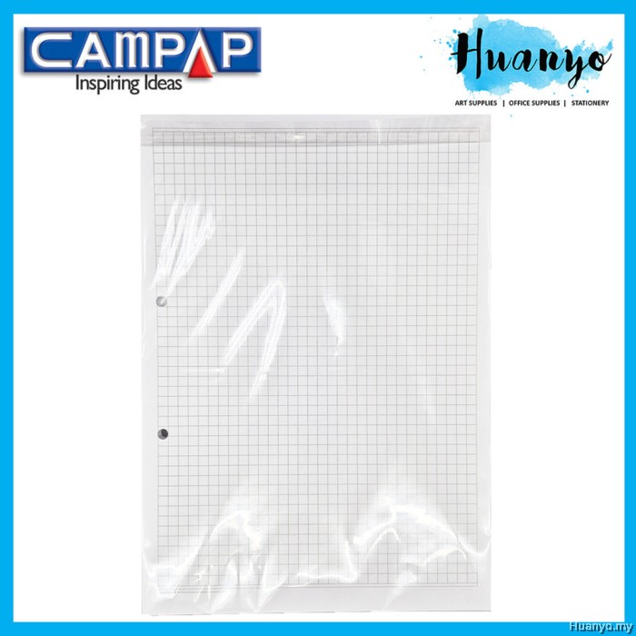 Campap Grid / Graph A4 Paper (6MM Square) 70GSM 50'S CA4881
