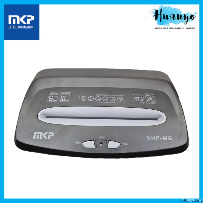 MKP SHP-M6 Paper Shredder with Wastebasket (Cross Cut, Shredder Machine ...