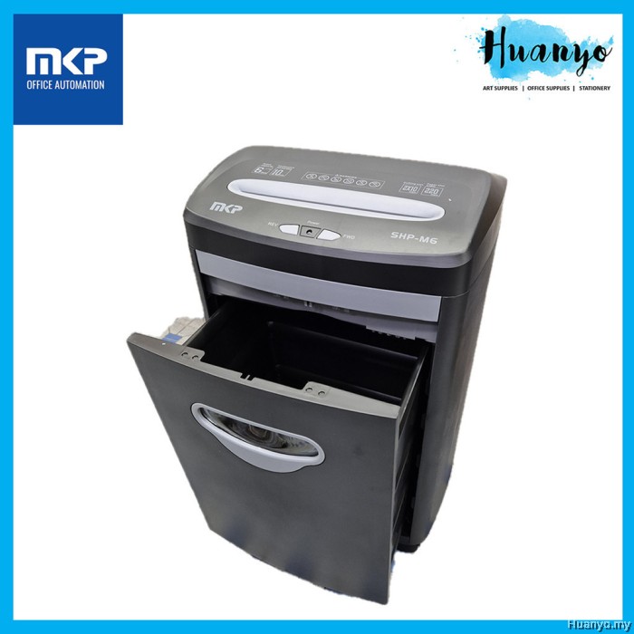 MKP SHP-M6 Paper Shredder with Wastebasket (Cross Cut, Shredder Machine ...