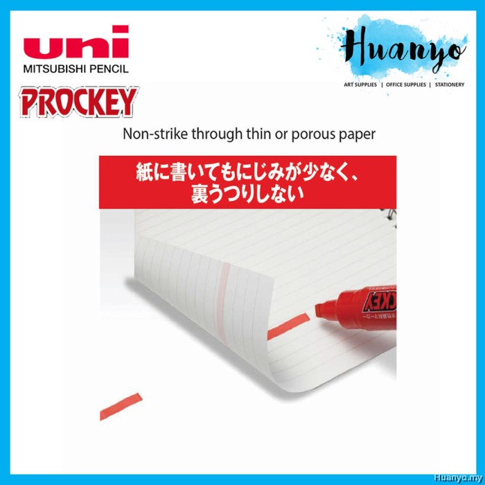Uni Prockey Super Ink Water Based Permanent Marker PM-120T / PM-150TR