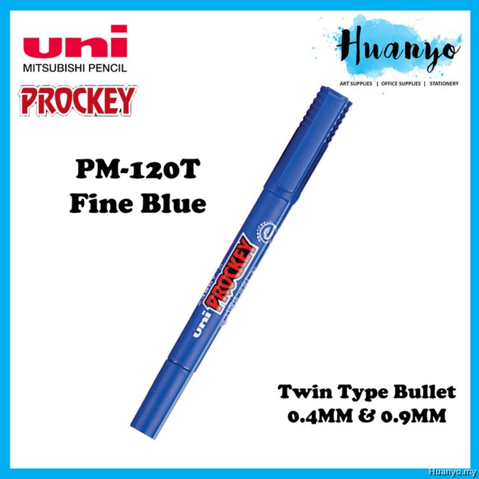 Uni Prockey Super Ink Water Based Permanent Marker PM-120T / PM-150TR