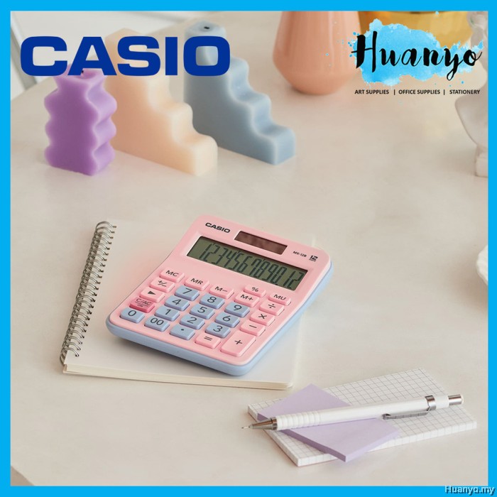 Casio Calculator MX-12B Extra Large Display (12 Digit Display Solar ...