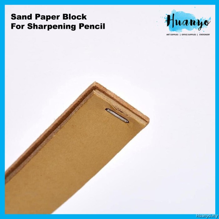 Sand Paper Block for Art Sketch Pencil, Charcoal Sharpening, Sketching ...