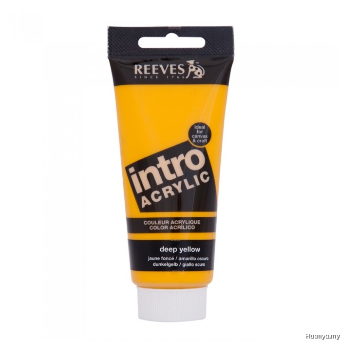 Reeves Intro Acrylic Colour 120ML (Deep Yellow)