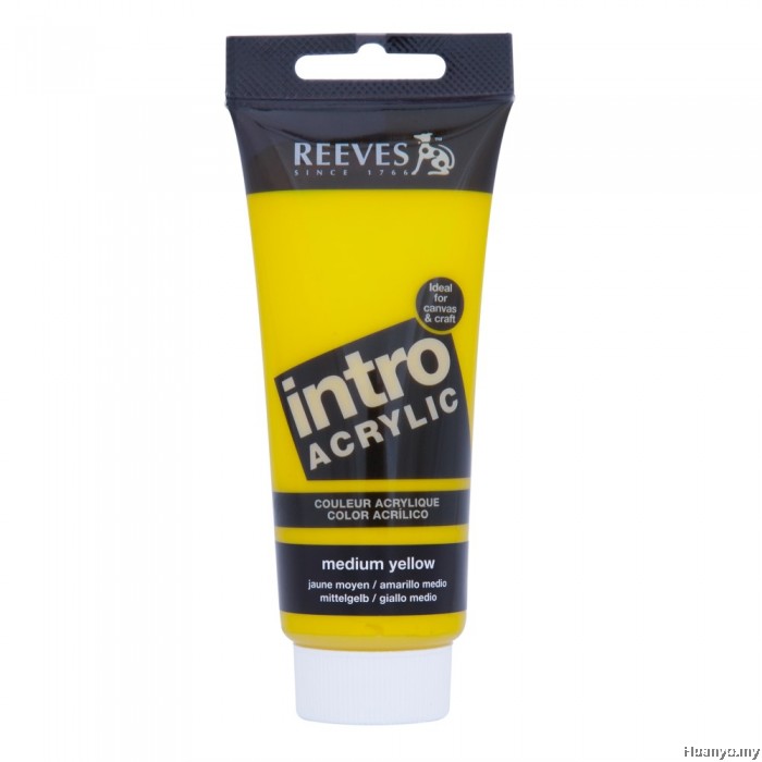 Reeves Intro Acrylic Colour 120ML (Medium Yellow)