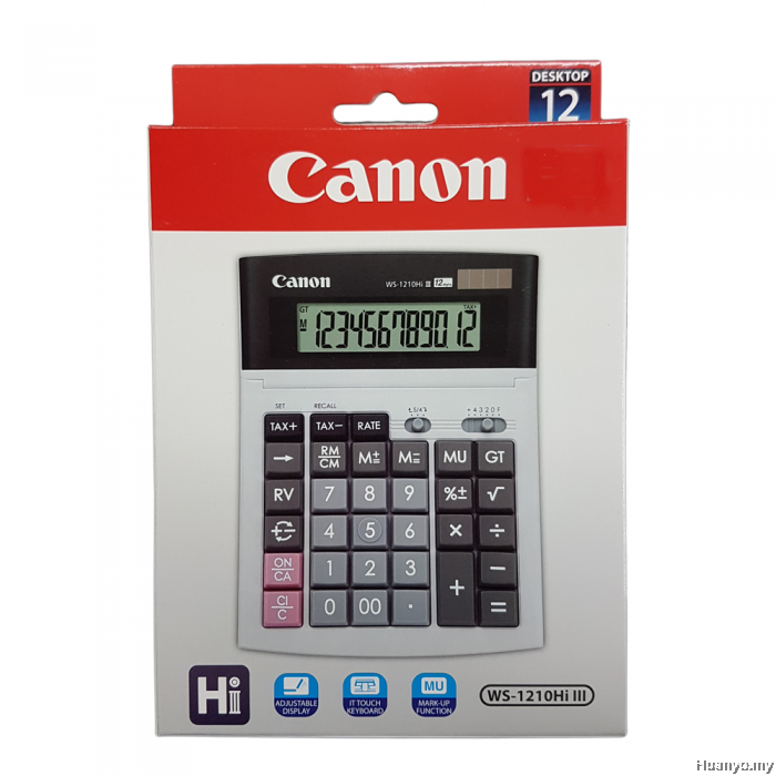 Canon Calculator WS-1210Hi III