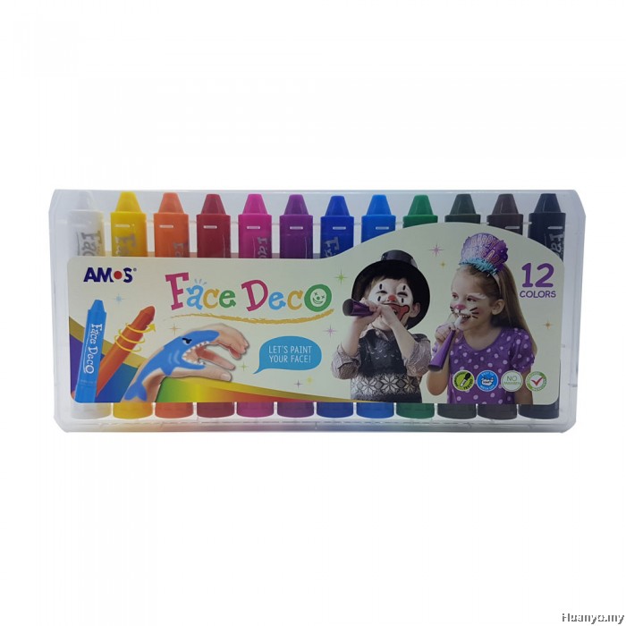 AMOS Face Deco Paint (Colours of 12)