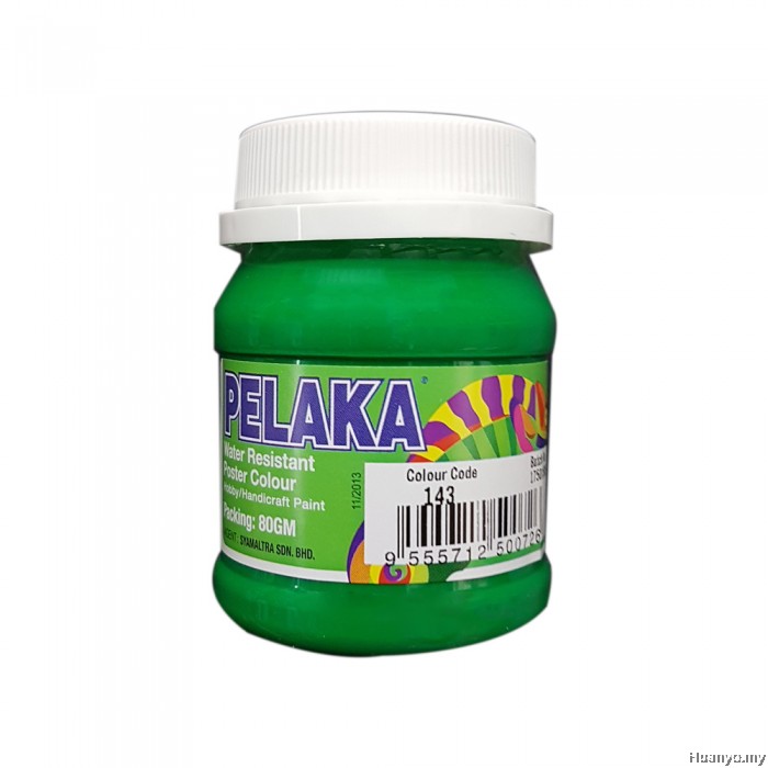 Pelaka Mural Poster Colour Emerald Green (No.143) - 80g