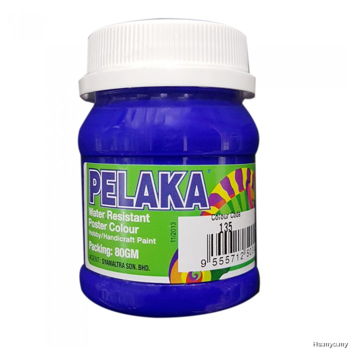 Pelaka Mural Poster Colour Marine Blue (Special Colour) No.135 - 80g