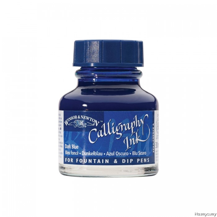 Winsor & Newton Calligraphy Ink - Dark Blue(30ml)