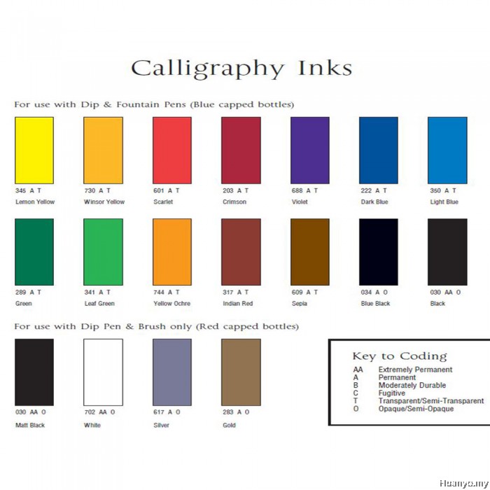 Winsor & Newton Calligraphy Ink - Indian Red (30ml)