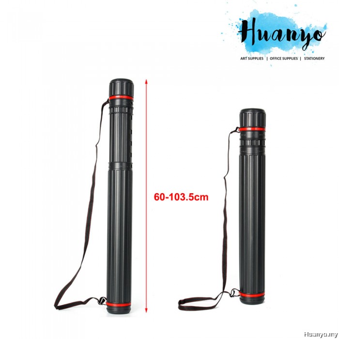 A0 Expandable Telescopic Art Blueprint Plastic Storage Drawing Tube ...