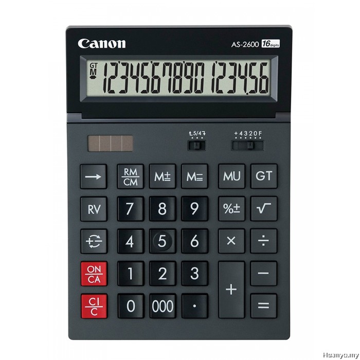 Canon 16 Digit Calculator AS-2600