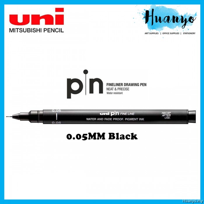 UNI PIN Technical Drawing Sketching Fineliner Pen(0.03MM-1.2MM/Brush ...